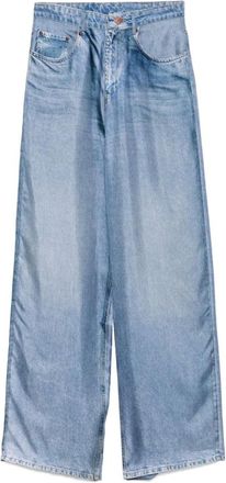 Pierre-Louis Mascia Femme, Pantalons, Bleu, Taille: 42 FR Pantalon Bleu avec Fermeture &Eacute;clair Cach&eacute;e