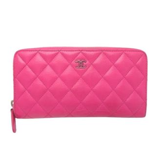 Chanel Portefeuille Long Pre-owned (Bi-pli) - Femme - Pre-owned - Rose - Taille: ONE Size
