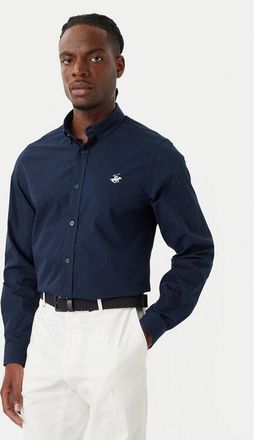 Beverly Hills Polo Club Hemd P-SS26M-BRASS Dunkelblau Regular Fit