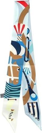 Generic &Eacute;charpe color&eacute;e &agrave; imprim&eacute; cheval, long ruban de style cor&eacute;en pour un style multi-voies, Couleur 4, 90X5CM