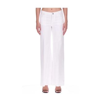 Ermanno Scervino Wei&szlig;e Denim Five-Pocket Wide Leg Jeans - - Trousers - Damen - Wei&szlig; - XS