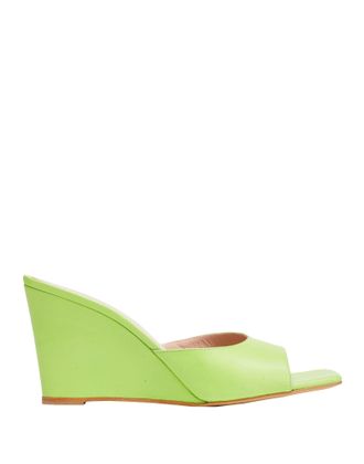 8 by YOOX SQUARE TOE LEATHER WEDGES