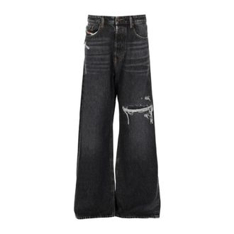 Diesel D-Rise Wide Leg Jeans - - Jeans - Herren - Grau - W34