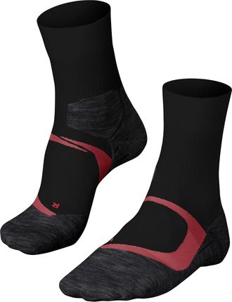 Falke Damen Laufsocken RU4 Endurance Cool W SO Funktionsgarn Antiblasen 1 Paar, Schwarz (Black 3008), 41-42