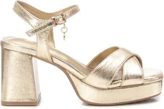 Xti Sandale Femme Or - Chaussures confortables et polyvalentes - Mode décontractée - Modèle 14381601 (Taille41)