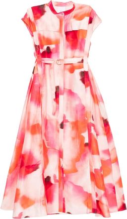 Acler Maxikleid mit asymmetrischem Saum - Rosa