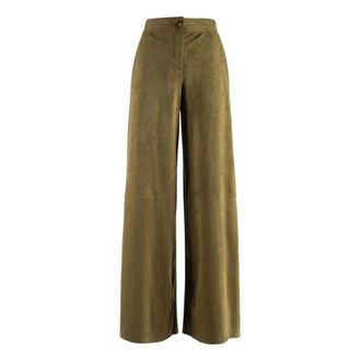 Nenette Pantalon large Ester - Femme - Pantalons - Vert - Taille: 42 FR