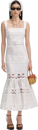 Self Portrait Femme, Robes, Blanc, Taille: 34 FR Robe Midi