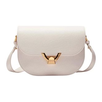 Coccinelle Femme, Sacs, Blanc, Taille: ONE Size Sac bandoulière Dew