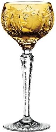 Nachtmann Weinglas mit Schliffdekoration, 230 ml, bernstein, Traube, 35949, Römerglas aus Bleikristall, spülmaschinenfest, Made in Germany