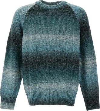 Les Deux Pull Col Rond D&eacute;grad&eacute; - Homme - Pulls - Multicolore - Taille: L