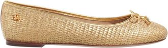 Lauren Ralph Lauren Ballerinas - Jayna-Flats-Ballet - Gr. 36 (EU) - in Gold - für Damen