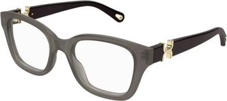 Chlo&eacute; Femme, Accessoires, Gris, Taille: 51 MM Lunettes de vue carr&eacute;es