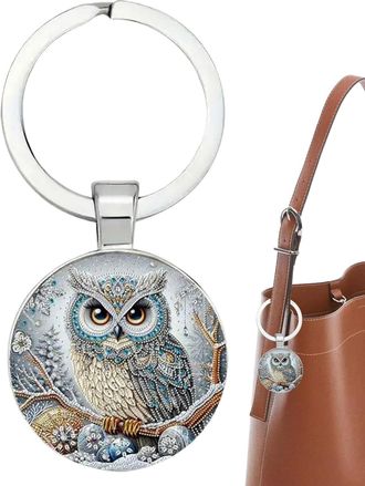 Generic Schl&uuml;sselanh&auml;nger f&uuml;r Frauen M&auml;dchen Neuartiger s&uuml;&szlig;er Eulen-Schl&uuml;sselanh&auml;nger - | Taschenanh&auml;nger, Autoschl&uuml;sselhalter, perfekter Anh&auml;nger Geschenk. E