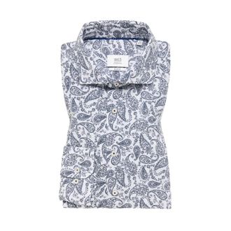 Eterna Soft Tailoring Seersucker Langarmhemd - - Shirts - Herren - Mehrfarbig - L