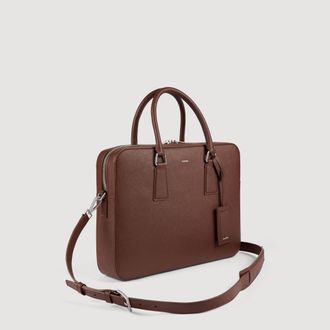 Sandro Briefcase en cuir reconstitu&eacute;