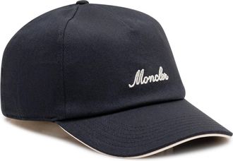 Moncler Homme, Accessoires, Noir, Taille: ONE Size Logo Baseball Cap