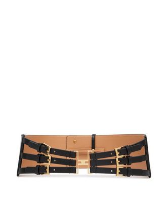 Elisabetta Franchi G&uuml;rtel CT-10S-62E2-V220 Schwarz