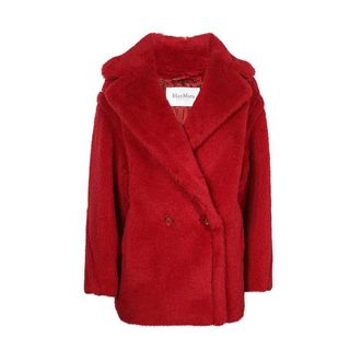Max Mara Doppelreihiger Mantel - - Coats - Damen - Rot - XS