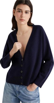 Marella Femme, Pulls, Bleu, Taille: 38 FR Cardigan