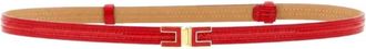 Elisabetta Franchi Lucida G&uuml;rtel mit Logo-Schnalle - - Accessories - Damen - Rot - XS