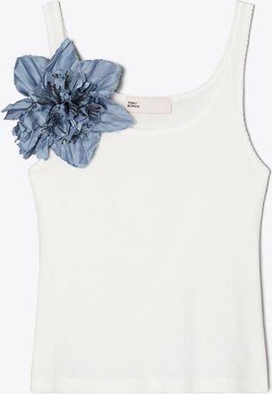 Tory Burch Damen Geripptes Tanktop