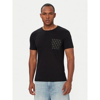 Guess T-Shirt F6GI12 K6XN4 Schwarz Regular Fit