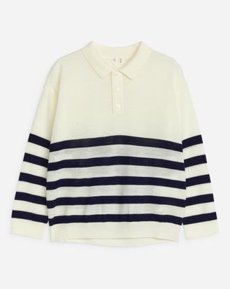 Arket Polopullover -Blau