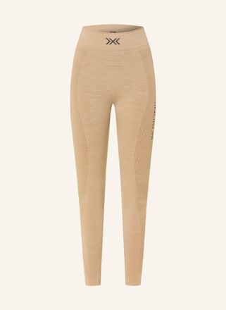 X Bionic X-Bionic Funktionsw&auml;sche-Hose Mightywool Mit Merinowolle Und Verk&uuml;rzter Beinl&auml;nge beige