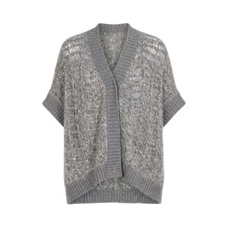 PESERICO Cardigans - Femme - Pulls - Gris - Taille: 40 FR