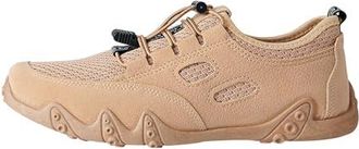 Generic Baskets décontractées pour homme - En maille - Chaussures de randonnée basses - Respirantes - Chaussures plates à lacets - Chaussures plates - Chaussu