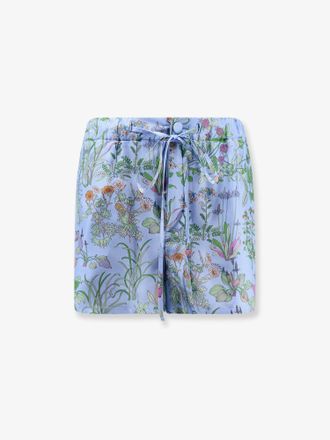 Gucci Printed silk shorts - GUCCI - gender_Woman