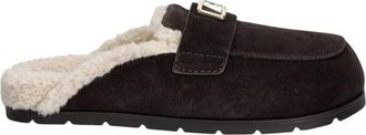 A|X Armani Exchange Femme, Chaussures, Brun, Taille: 37 EU Mules en Daim