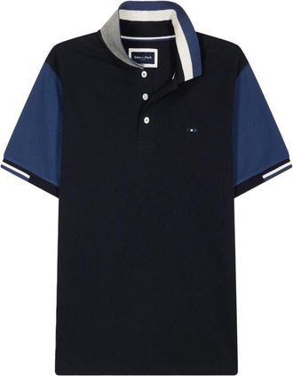 Eden Park Homme, Tops, Bleu, Taille: S Polo &agrave; col ray&eacute;