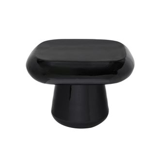 Leitmotiv Beistelltisch Roca - Schwarz - 49x49x36cm - Quadratisch - Metall - Couchtisch - Sofatisch - Kleiner Tisch für Wohnzimmer & Schlafzimmer