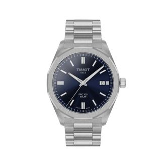 Tissot Tissot, Femme, Accessoires, Bleu, Taille: ONE Size PRC 100 Solar 39mm