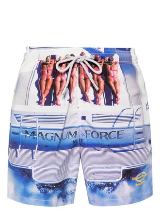 MC2 Saint Barth x Magnum Marine Gustavia Badeshorts - Blau