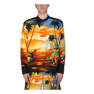 Dolce & Gabbana Camicia Stampa Hawaii - - Shirts - Herren - Mehrfarbig - M