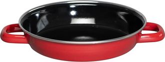 Riess 0044-020, Color ROT, Eierpfanne 20cm, LBH 20x26x4cm, Gewicht 0,712kg