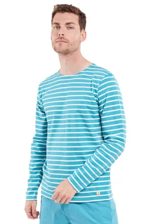 Armor Lux Ploz&eacute;vet H&eacute;ritage Herren-Sweatshirt, Pagoda/Milk, S