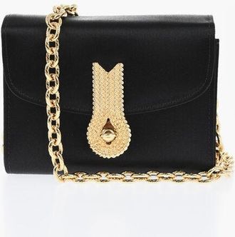 Amato Daniele Satin QUEEN MICRO Mini Bag with Chain Strap size Unica