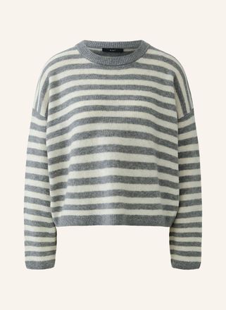 Oui Pullover grau