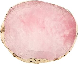 Harilla Art Kosmetikplatte Achat Untersetzer Cup Mat Anh&auml;nger, 90 x 80 mm