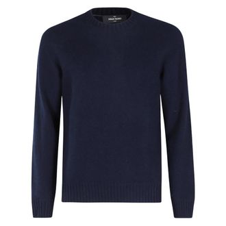 Gran Sasso Rundhals-Pullover - - Knitwear - Herren - Blau - M