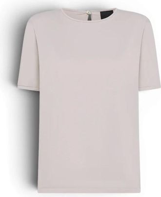 Roberto Ricci Design Rrd, Femme, Tops, Beige, Taille: 38 FR Oxford Gdy T-shirt