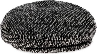 Dolce & Gabbana Casquette plate en laine serg&eacute; - Homme - Accessoires - Gris - Taille: 58 CM
