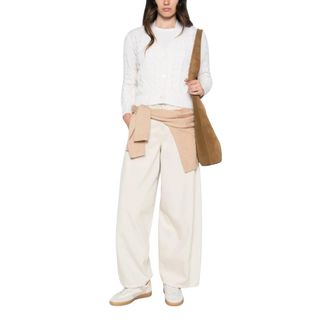 Max Mara Gilet - Femme - Pulls - Blanc - Taille: 42 FR