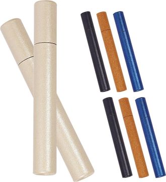 BESPORTBLE HIAKDOFT 8 St&uuml;ck Pack Tragbare Aufbewahrungsr&ouml;hrchen f&uuml;r R&auml;ucherst&auml;bchen aus Papier Multifunktionale R&auml;ucherst&auml;bchenbox in Beige Blau Gelb und Schwarz