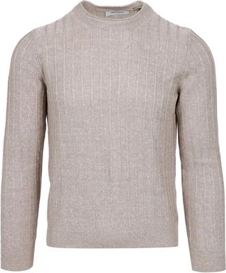 Gran Sasso Herren, Strickwaren, Beige, SGröße