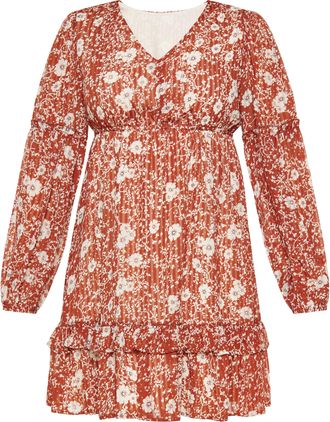 Usha Kleid Frauen braun